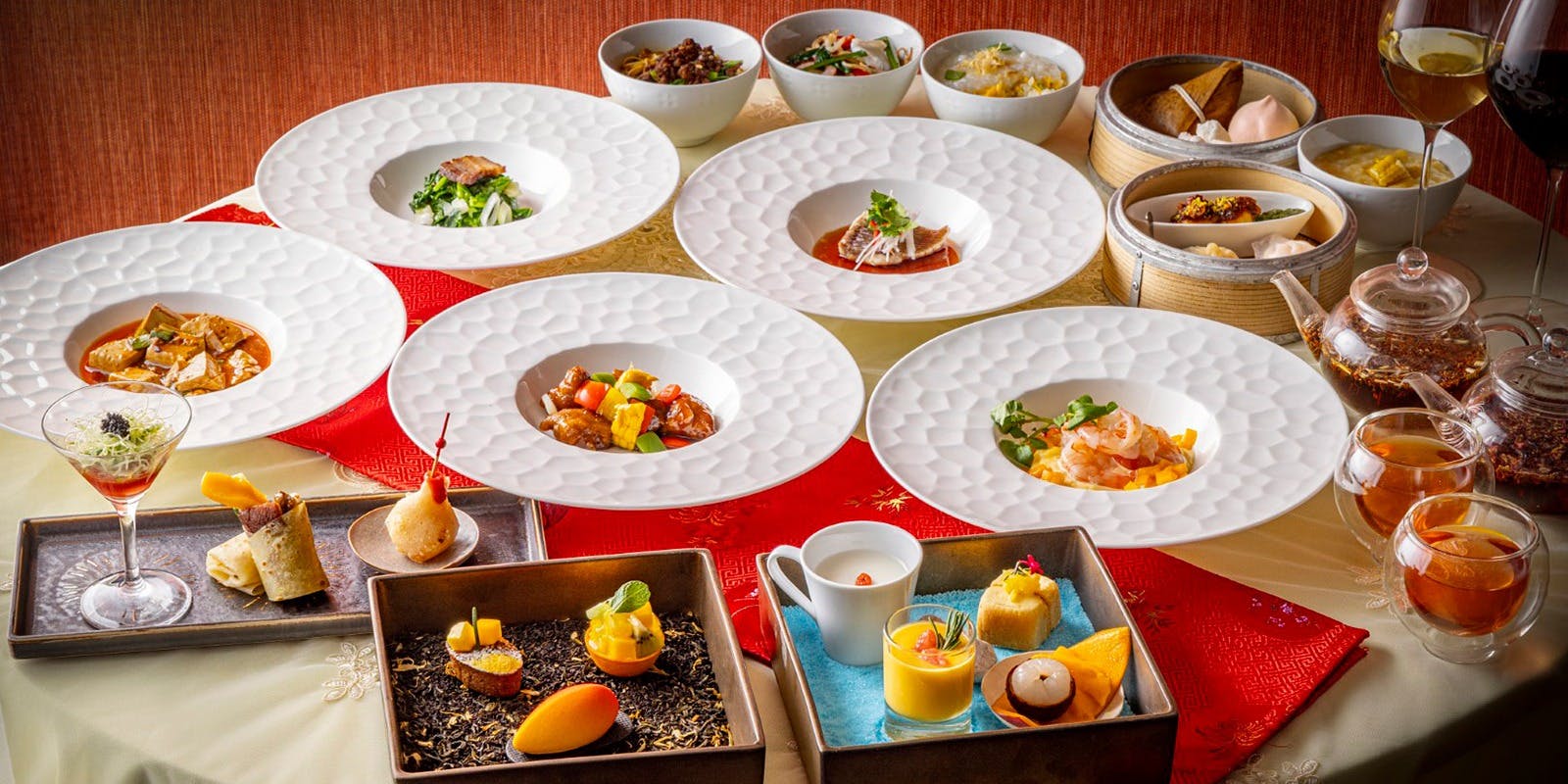 中国料理 王朝／ヒルトン名古屋 50種類のオーダーバイキング「王朝の味覚」北京ダックや本場四川式ロブスター ディナー プラン(12168450 ...