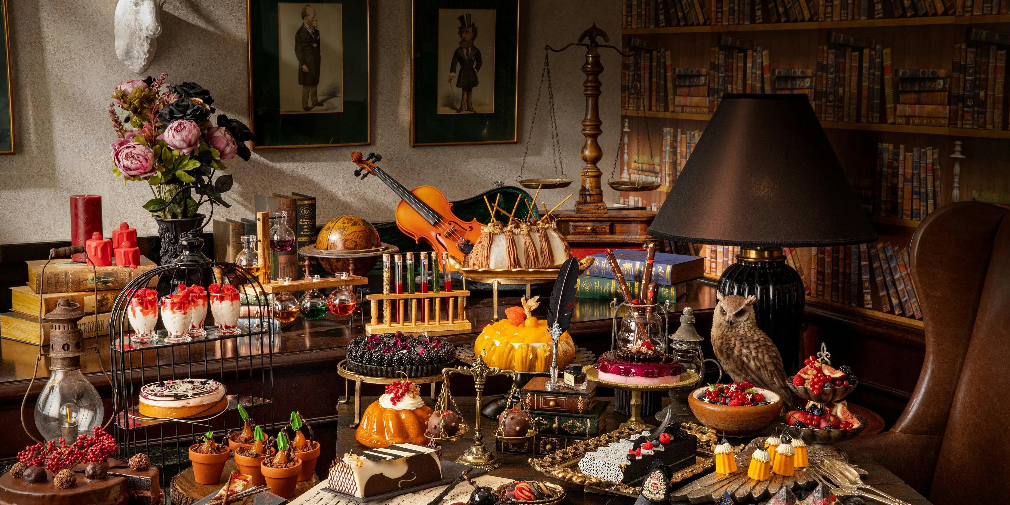 マーブルラウンジ／ヒルトン東京 【土日祝11：30～15：00入店 / 2時間制】秋のスイーツ＆ランチビュッフェ「魔法使いの学校」 ランチ プラン(11625000)・メニュー