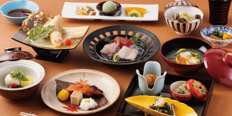明石／第一ホテル東京 錦秋奏でる四季会席【 彩～いろどり～】焼物や揚物など全8品＋1ドリンク付き（個室確約） ランチ プラン(12162929 ...