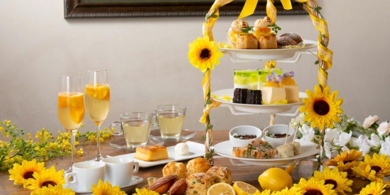 BISTRO FAVORI 代官山 ひまわりハニーアフターヌンティ スコーン＆マドレーヌ食べ放題付き ＋3時間飲み放題付 ティー プラン ...