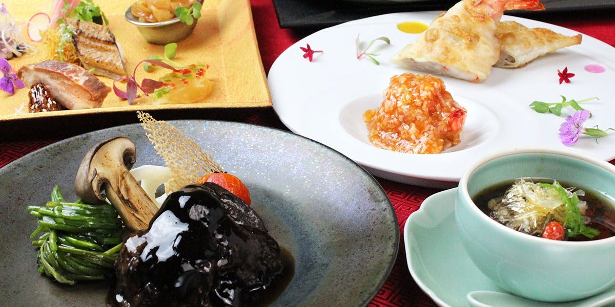 過門香 丸の内トラストタワー店 新・豪華会食プラン＋ロゼスパークリング含む2時間飲み放題付き（曜日） ディナー プラン(12445713)・メニュー