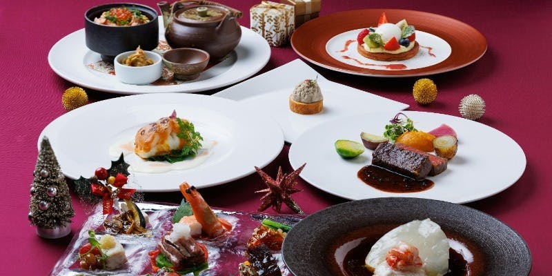THE DINING シノワ 唐紅花＆鉄板フレンチ 蒔絵／浅草ビューホテル27F 【Xmas2025】中華×フレンチ 二人のシェフが贈る ...