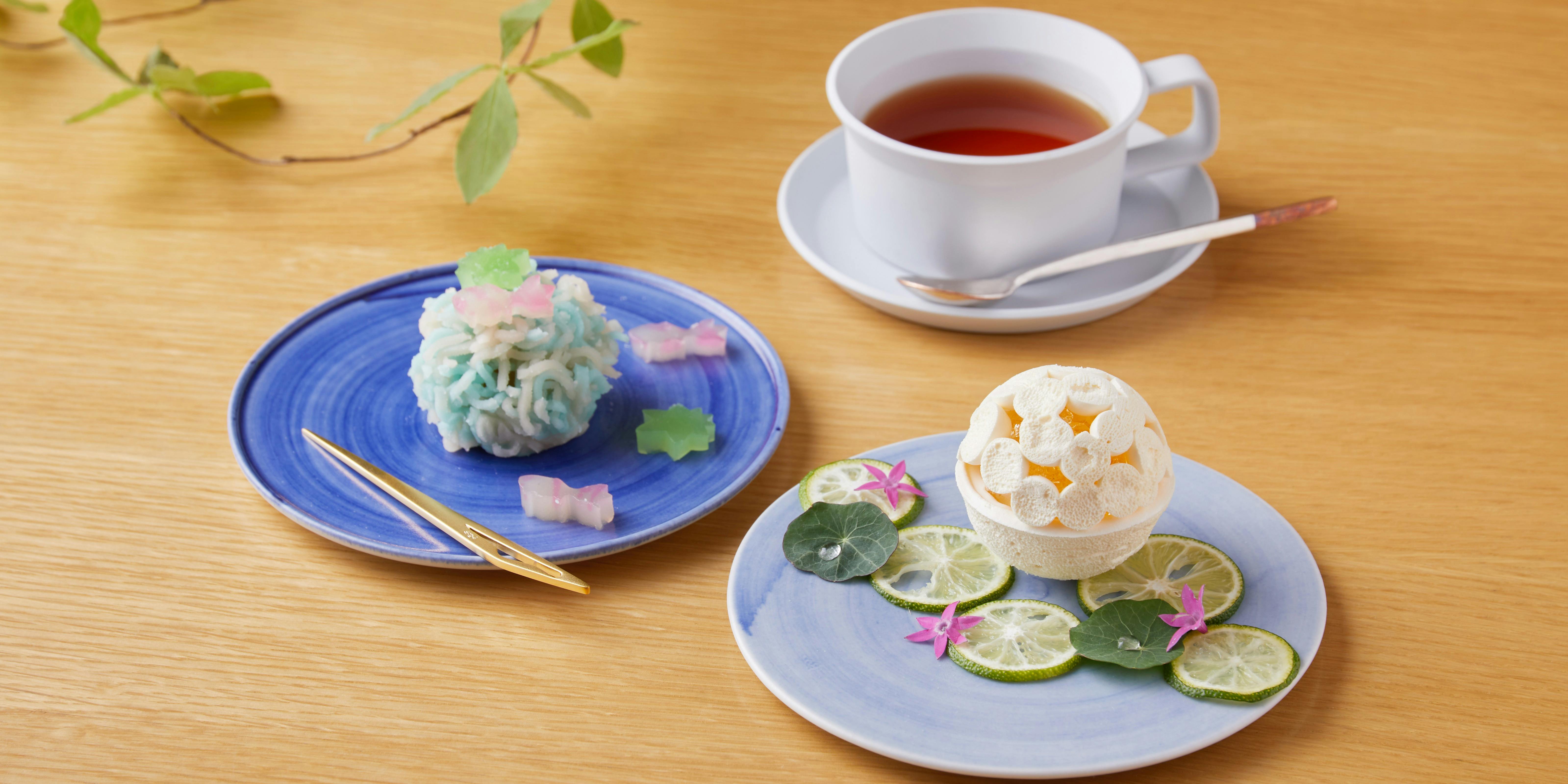 カンラ ラウンジ／ホテルカンラ京都 【和洋菓子＆ティー】和菓子の道具と楽しむ、kanra lounge特別メニュー＋2ドリンク付（8/7、8/ ...