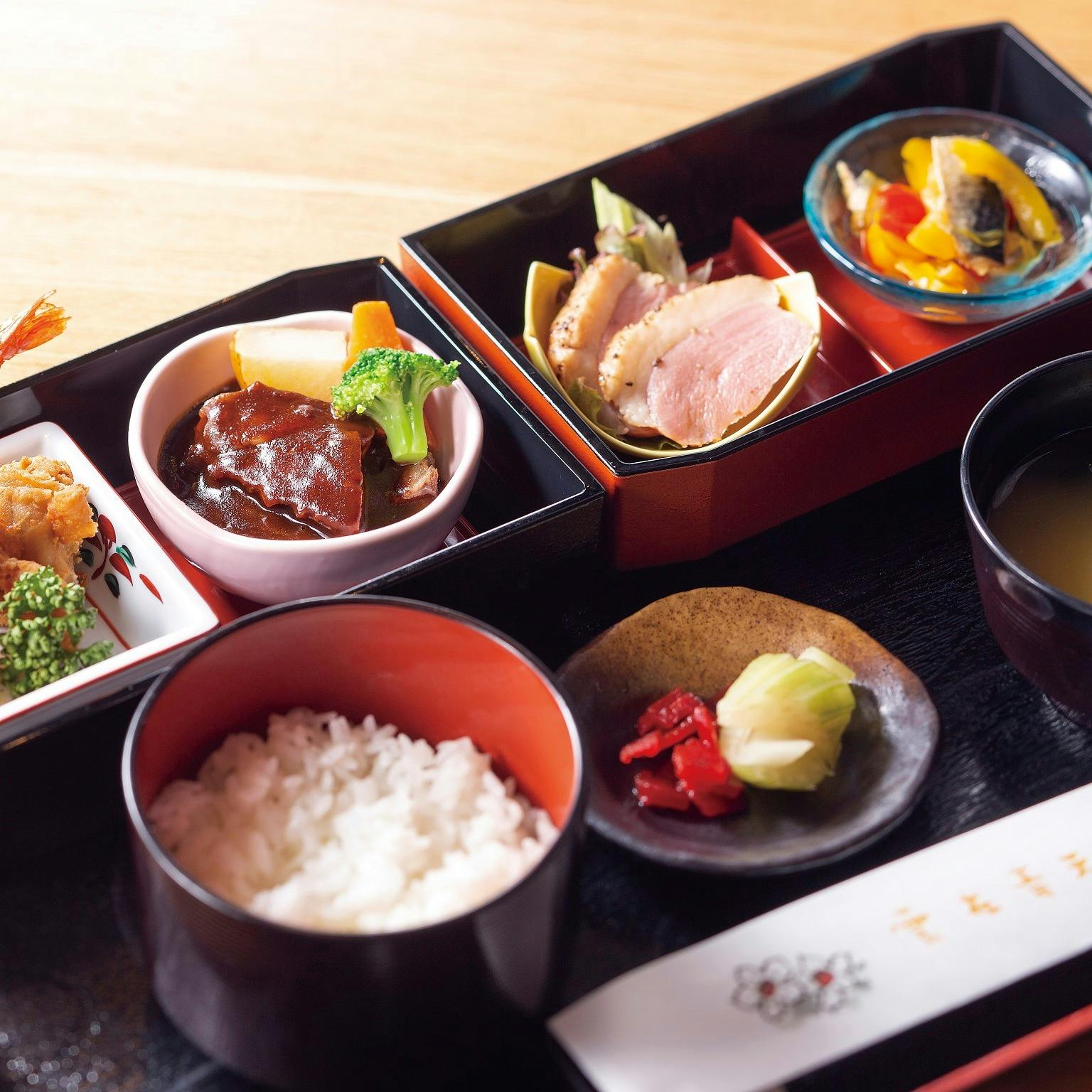 銀座洋食三笠會館 池袋パルコ店 【洋食御膳】黒毛和牛のビーフシチューなど全6品 ディナー プラン(11548582)・メニュー [一休.com ...