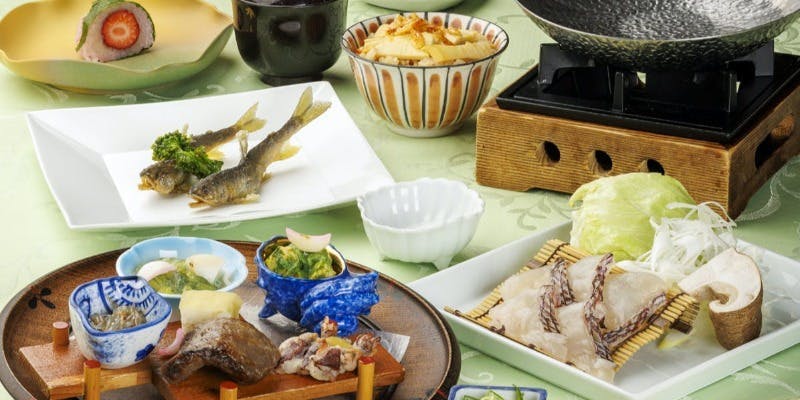 割烹六つ葵／ホテルアバローム紀の国 【おもてなし会席】和楽（わらく）春 ランチ プラン(12089080)・メニュー