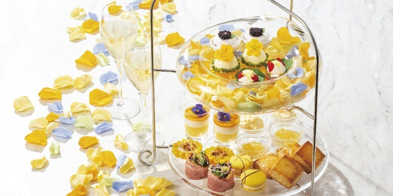 ヨックモック青山本店 ブルー・ブリック・ラウンジ Blue Brick Tea Set～Lete～＋2ドリンク（6月15日～6月28日） ティー プラン(12118275)・メニュー