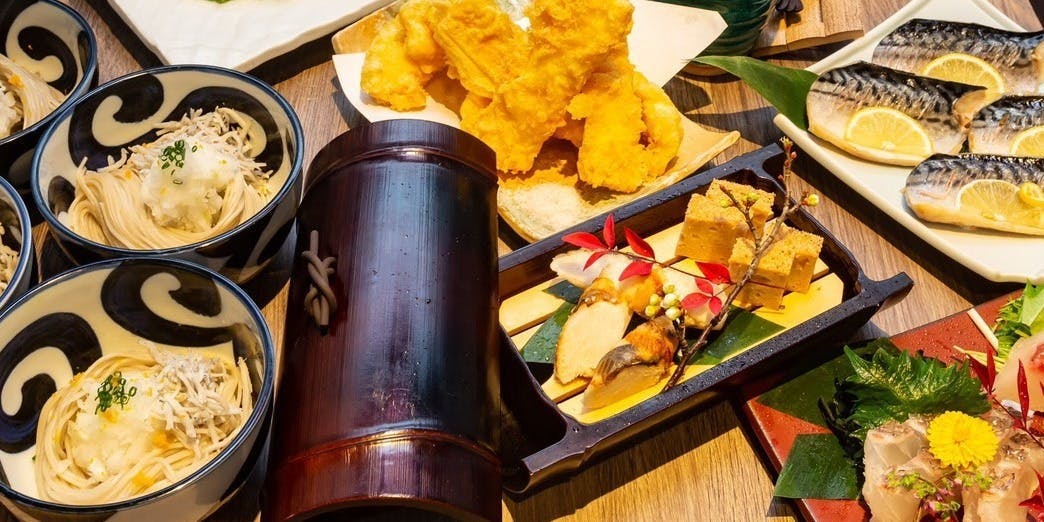 Soba&Co. 神谷町店 ～梅コース～季節の食材を使った全6品のスタンダードコース＋2時間飲み放題（30分前LO） ランチ プラン(11803214)・メニュー