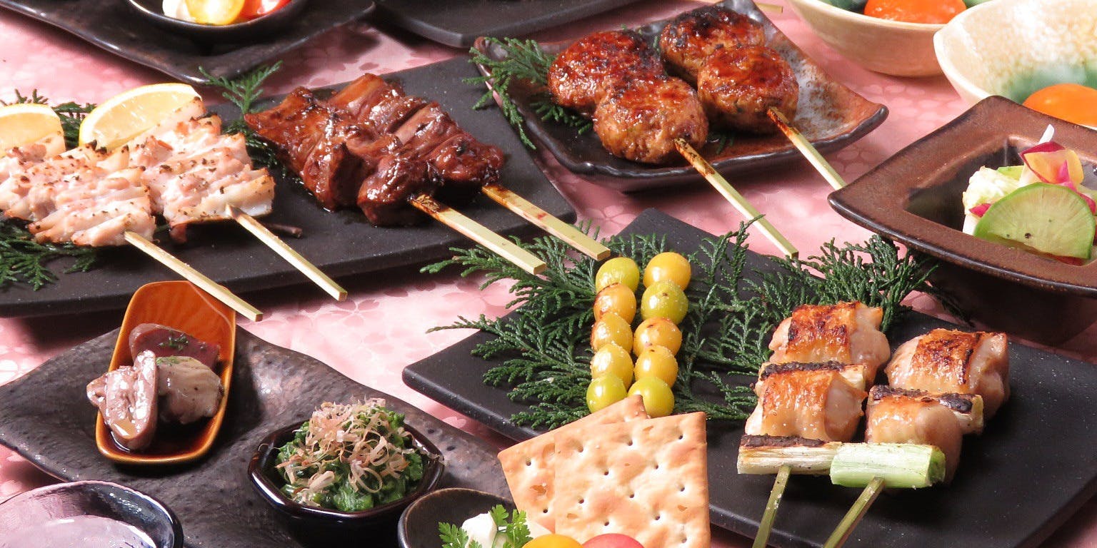 焼鳥 鳥美庵 新宿 【接待や大切な人との会食】新大将のお任せコース＋フリーフロードリンク ディナー プラン(12571003)・メニュー