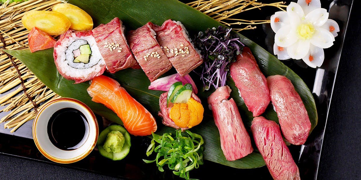 花殿 ka-den 京橋京阪モール A4認定近江牛「赤身肉」鉄板ステーキの肉割烹コース＋乾杯ドリンク（2名～個室選択可・期間限定） ランチ ...