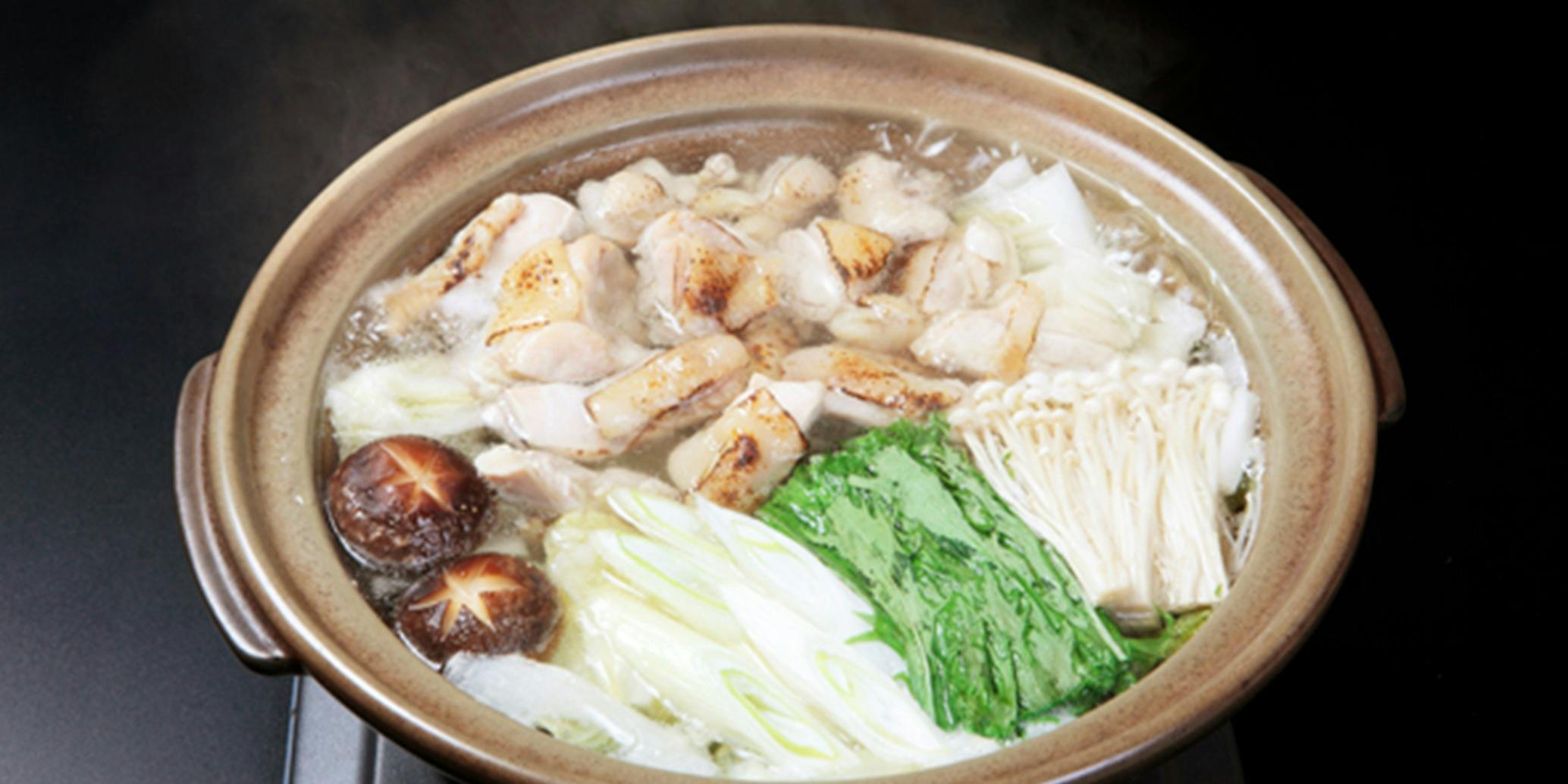 肥後橋ゆきや。 【鶏の水炊きコース】鶏の水炊きお鍋、雑炊など全5品＋個室確約 ディナー プラン(11609292)・メニュー