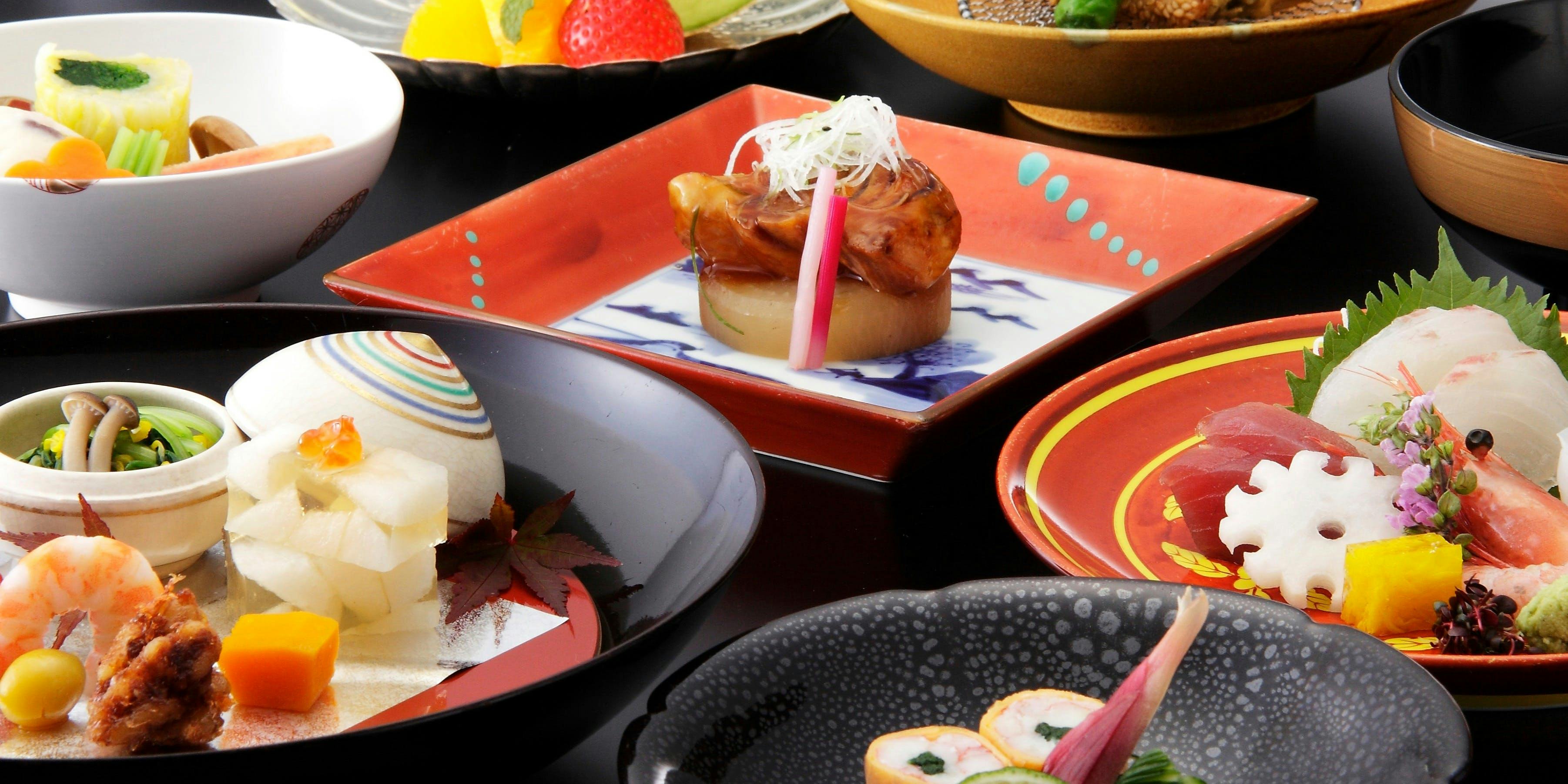 京料理 業平／ホテルクラウンパレス知立 【祇園】前菜、造り四種、煮物替わり、強い肴など全9品（個室確約） ランチ プラン(11561987)・メニュー