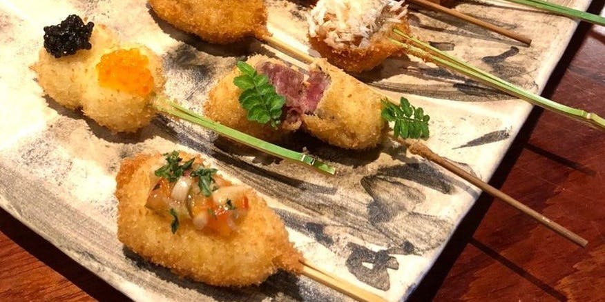 キュイジーヌ・ド・オオサカ・リョウ 【ランチコース】串揚げ8本、お食事、デザートなど全5品 ランチ プラン(12065299)・メニュー