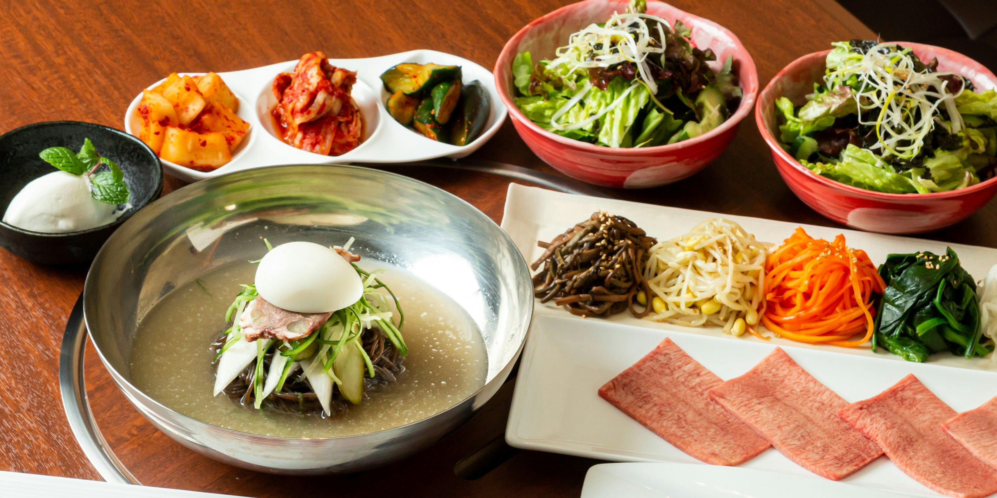 焼肉冷麺 ユッチャン。 北新地店 【ユッチャンAセット】 ディナー プラン(12200187)・メニュー