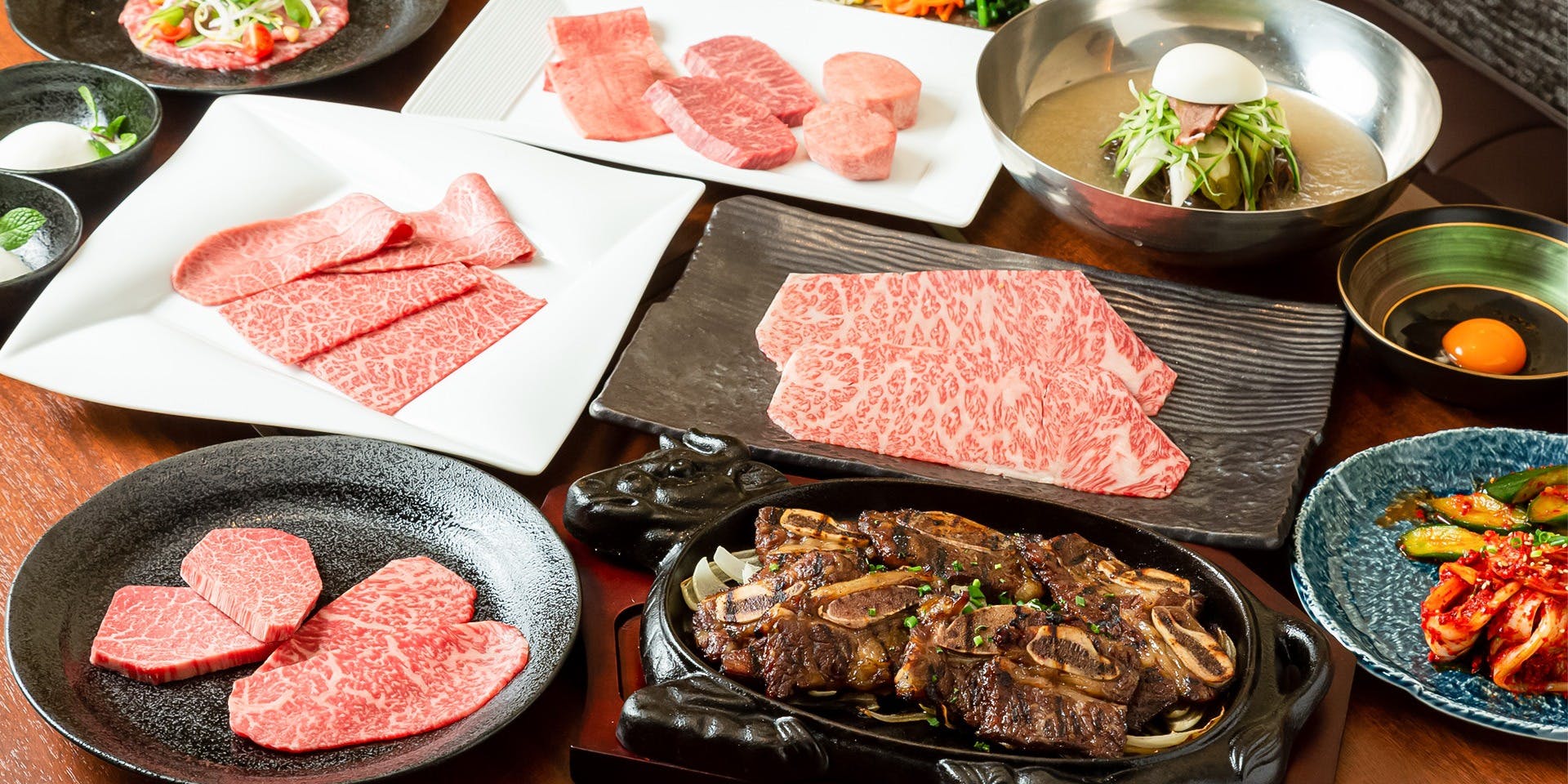 焼肉冷麺 ユッチャン。 北新地店 【ユッチャンディナーセット】＋1ドリンクサービス ディナー プラン(12200182)・メニュー