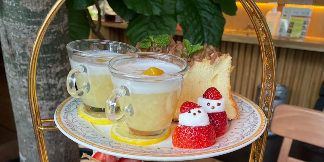 DDSK サイゴン キッチン 【Xmas2023】アフタヌーンティーベトナムスイーツや餃子等＋2H飲み放題＋カフェフリー（12/23～25限定 ...