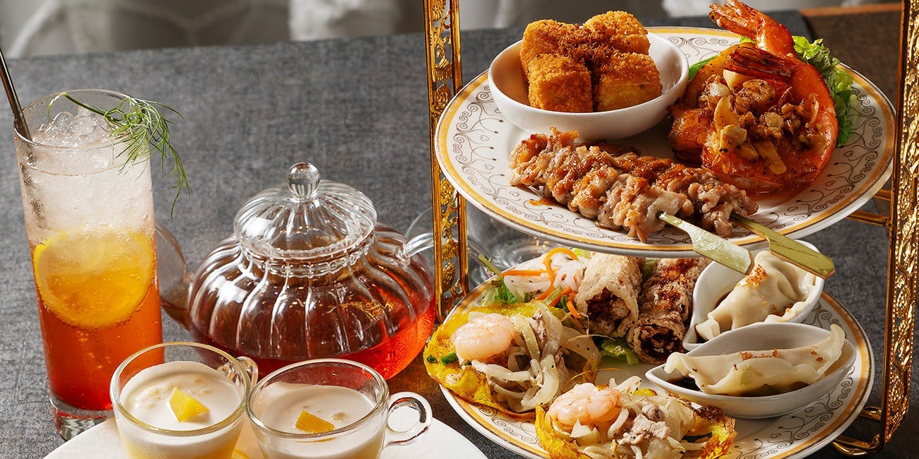 DDSK サイゴン キッチン 【秋冬のベト飯】お酒と楽しむ！アフタヌーンティー全12品＋90分飲み放題 ティー プラン(12158393)・メニュー