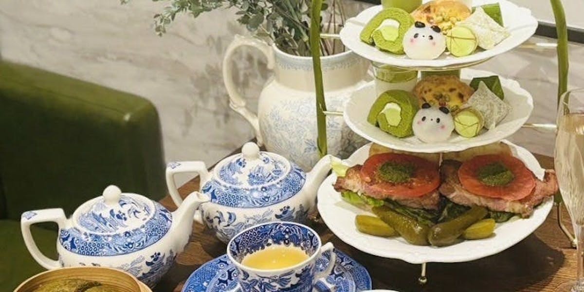 真不同 HONG KONG TEA ROOM 1946 香港スタイルの優雅な初夏のアフタヌーンティー＋アルコール含むお好きなドリンク×2杯（B ...