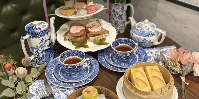 真不同 HONG KONG TEA ROOM 1946 香港スタイルの優雅な冬のアフタヌーンティー＋お好きなティー又はソフトドリンク×2杯（A ...