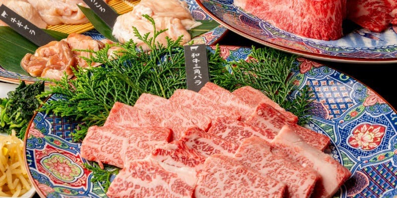 名駅de 焼肉DOURAKU 名駅店 特選カルビ盛り、牛サーロイン、上タン含む豪華10品コース＋2時間飲み放題 生ビール付き ディナー プラン ...