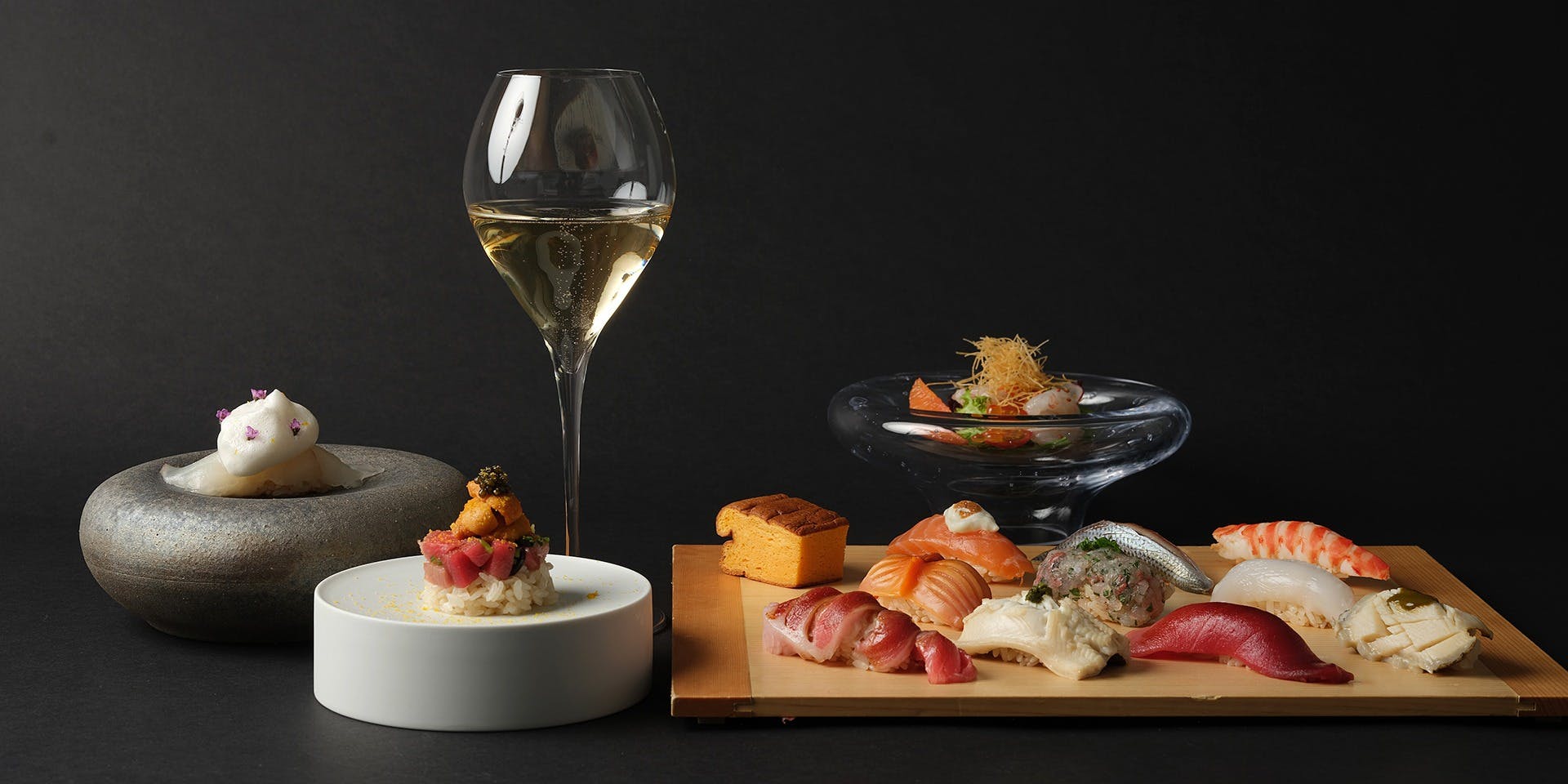 AWA SUSHI 泡鮨 (アワ スシ アワ スシ キュヴェ ジェイツー ホテル オオサカ) - Cuvee J2 Hotel Osaka/鮨 ...