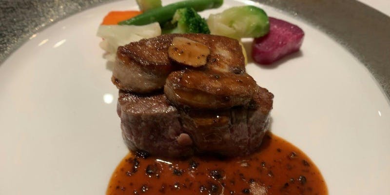 L’ESSOR Menu Plaisir ～メインにロッシーニを入れたスペシャルランチコース～＋乾杯シャンパー二ュ付き ランチ プラン ...