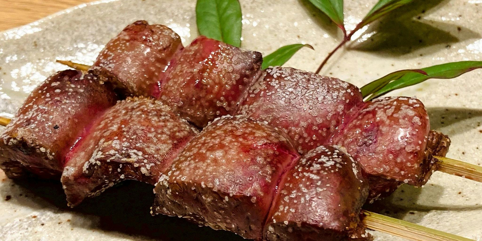 焼鳥 直 【コース・彩】おまかせ串7本、前菜、お造り、レバーパテ、本日の一皿など ディナー プラン(12436284)・メニュー