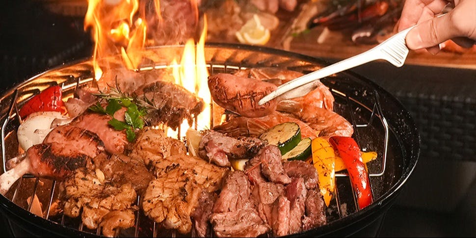 SHIBUYA ROOFTOP TERRACE BBQ 【テラスBBQ】2h飲み放題付「BBQ Comfort Plan」5800円 ディナー プラン(12396137)・メニュー